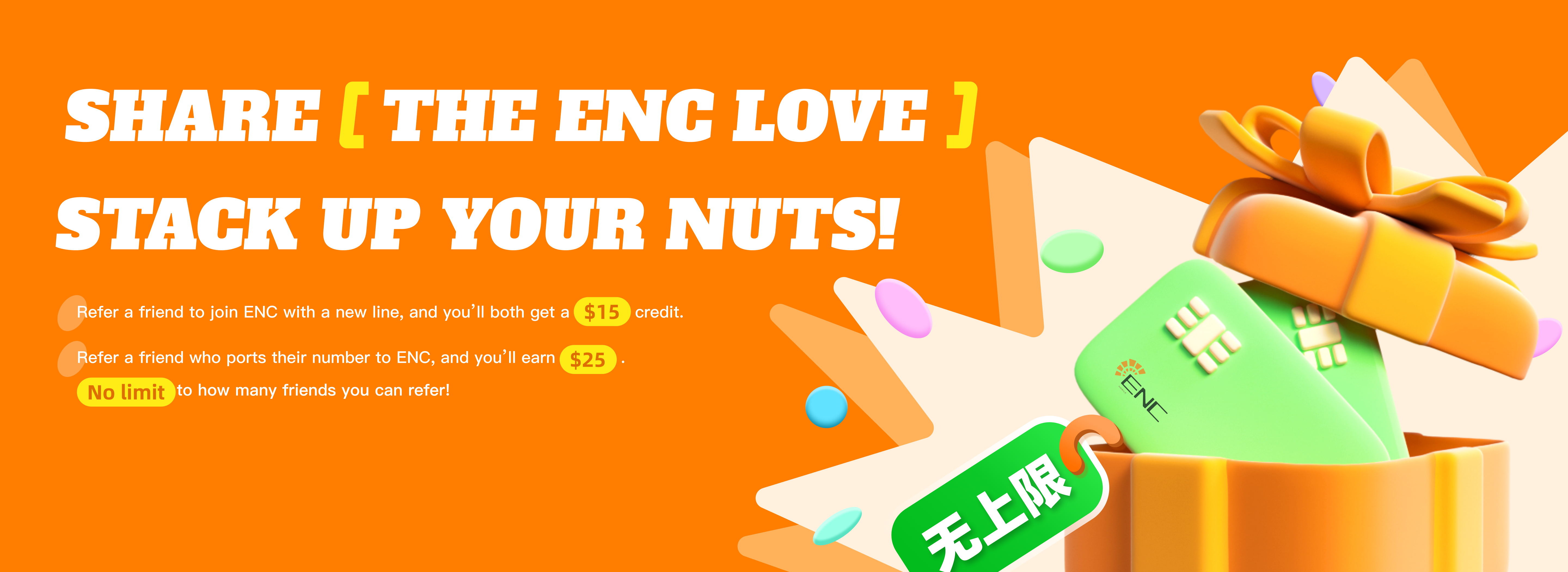 ⚠️ENC Reminder: Starting May 15, 2025 at 00:00 PST, all existing and future gift credits in your ...